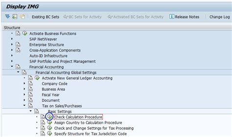 SAP FICO Check Calculation Procedure