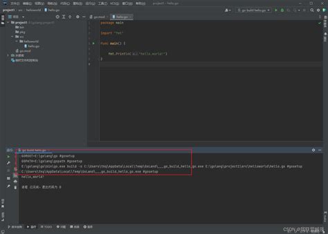 Goland设置折叠默认输出前4行goland 运行取消前面4行 Csdn博客