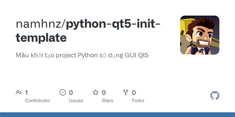 Github Namhnzpython Qt5 Init Template Mẫu Khởi Tạo Project Python