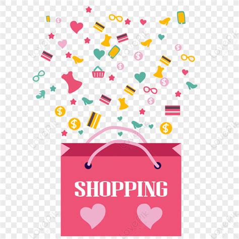 미친 쇼핑삽화구입빨간 Png 일러스트 무료 다운로드 Lovepik