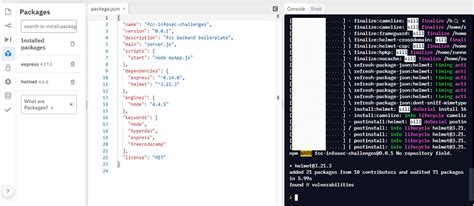 Install And Require Helmet Exercise Javascript The Freecodecamp Forum