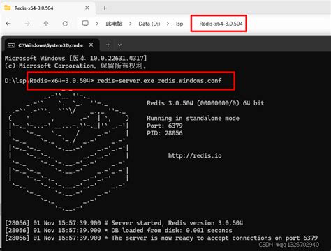 windows 部署非安装版redis
