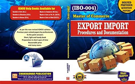 buy export import procedure and documentation ibo 04 in english for ignou exam m book