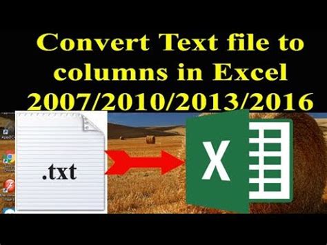 How To Convert Text File Into Excel YouTube