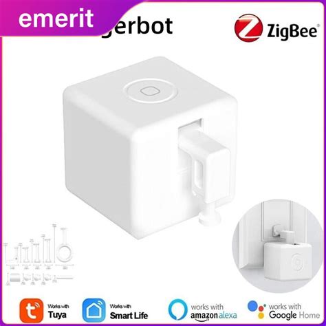 tuya zigbee bluetooth smart fingerbot plus robot physical button pusher
