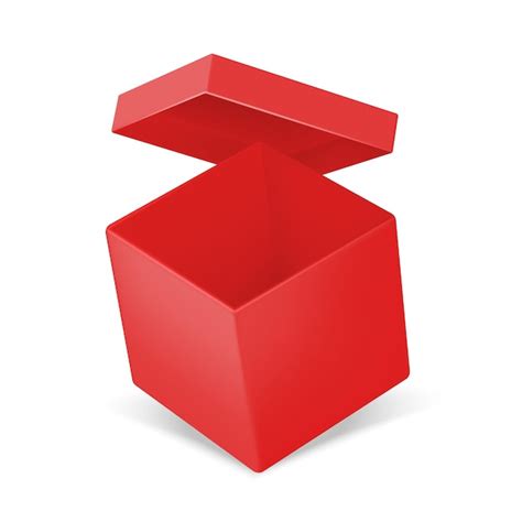 Single Red Box Isolated Vectors And Illustrations For Free Download