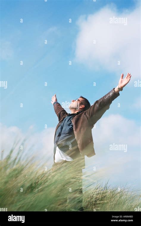 Male Reaching Out Stock Photo Alamy