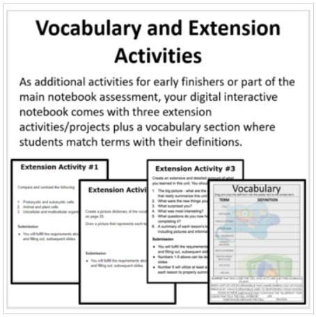 Cells And Organelles Digital Interactive Notebook