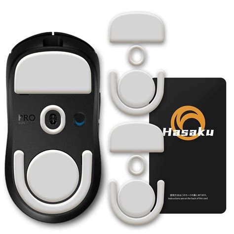 2 Sets Hasaku Rounded Curved Edges Gaming Mouse Feet Skates For Logitech Gpro X Superlight 2