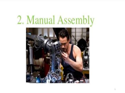 Design Of Assembly Methods Ppt