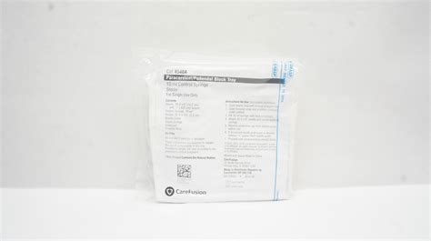 Carefusion 4540a Paracervical Pudendal Block Tray 10ml Control Syringe X