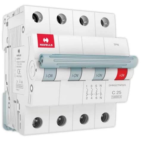 Havells MCB Triple Pole Neutral TPN C Curve Wholesale Price Online IRely In Bangalore