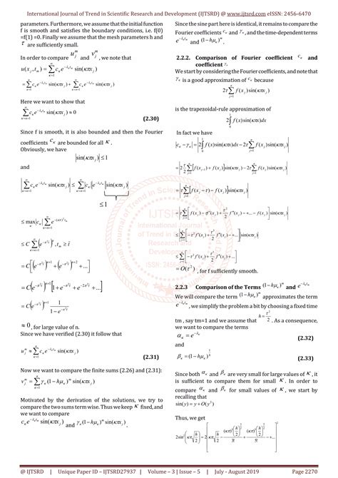 Errors In The Discretized Solution Of A Differential Equation Pdf