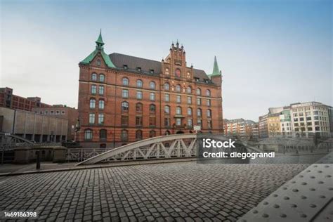 슈파이체르슈타트 창고 지구의 Kannengiesserortbrucke 다리 함부르크 독일 함부르크 독일에 대한 스톡 사진 및 기타 이미지 Istock