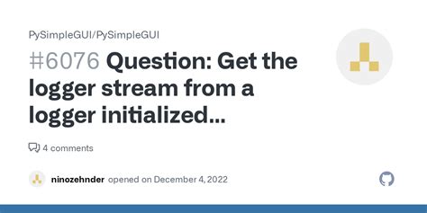 Question Get The Logger Stream From A Logger Initialized Through A Module To An Output Window