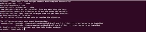 Binary I Cound Not Able To Install Monodevelop In Ubuntu 1404