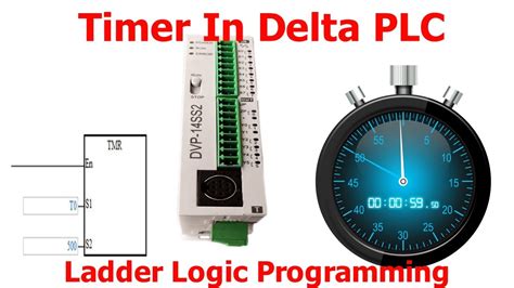 Timer In Delta Plc Timer Dvp14ss2 Timer Youtube