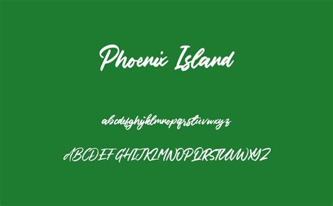Phoenix Island Free Font