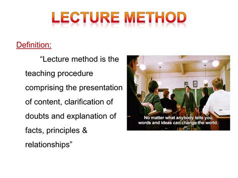 Methods Of Teaching Introduction Lecture Method And Demonstration
