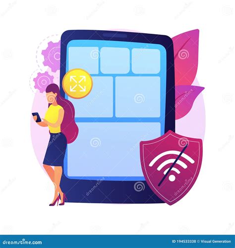 Progressive Web App Abstract Concept Vector Illustration Stock Vector