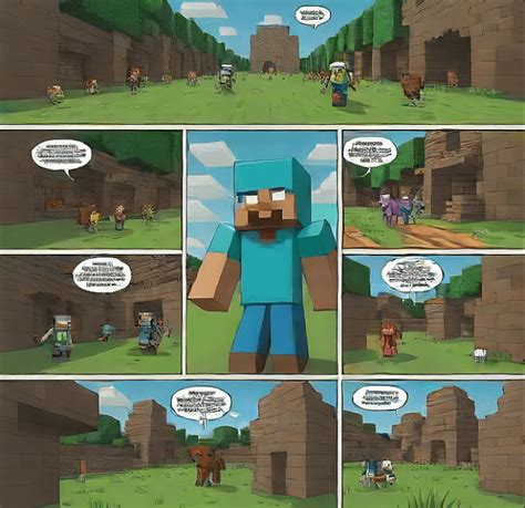 Great Minecraft Comic From Ai 👍 R Phoenixsc