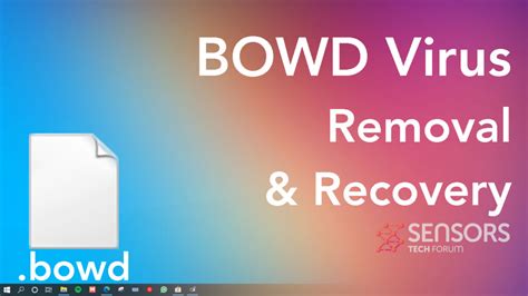 BOWD Virus Ransomware Bowd Files Decrypt Remove How To Technology And PC Security Forum