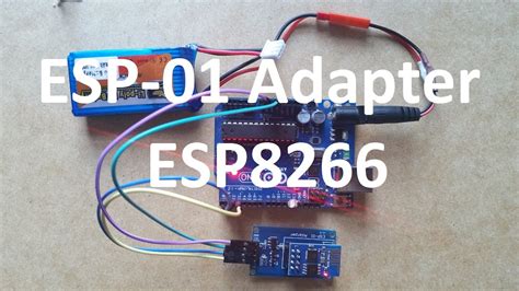Esp8266 With Esp 01 Adapter Switching Led Control Onoff Wifi Smartphone Arduino Basic Setting