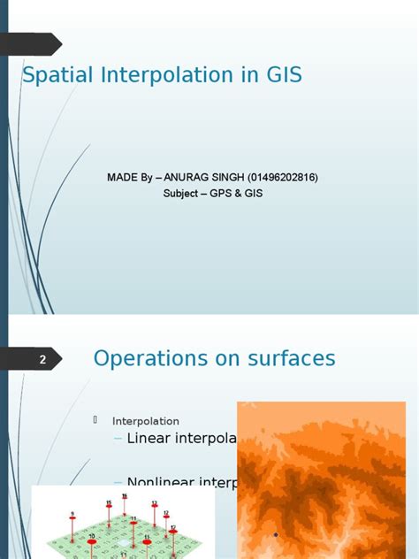 Spatial Interpolation In Gis Made By Anurag Singh 01496202816 Spatial Interpolation In Gis Made By Anurag Singh 01496202816