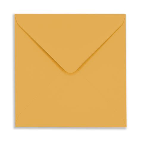 155mm Square Butterscotch Envelopes 100gsm The Envelope People