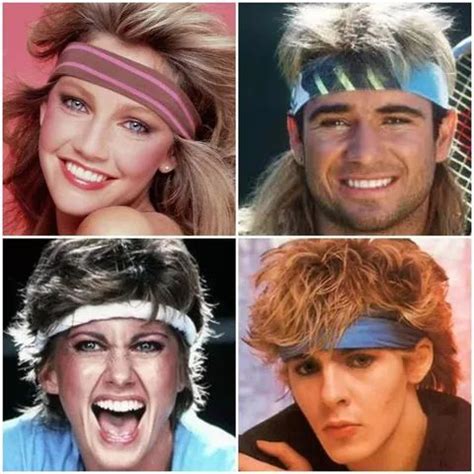 80s Kapsels Met Hoofdband