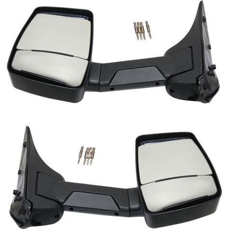 Pair Towing Mirrors Set Of 2 Driver And Passenger Side For E350 Van E450