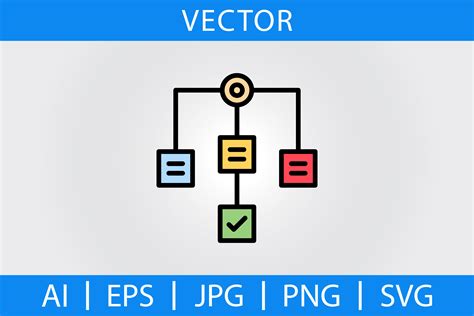 Vector Workflow Filled Outline Icon Graphic By Muhammad Ali Creative Fabrica