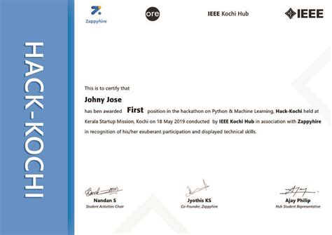 Johny Jose On Linkedin Python Machinelearning Ieee Hackathon 15 Comments