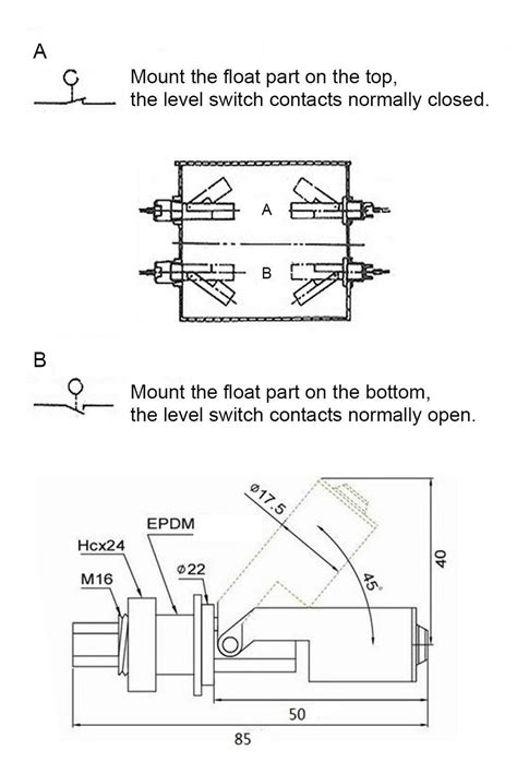 Anti Corrosion Type Ball Float Liquid Water Level Sensor Manufacturers And Suppliers China
