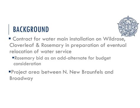 PPT Item Water Main Installation HDD PPT