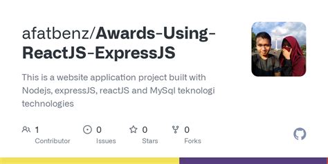 Github Afatbenzawards Using Reactjs Expressjs This Is A Website
