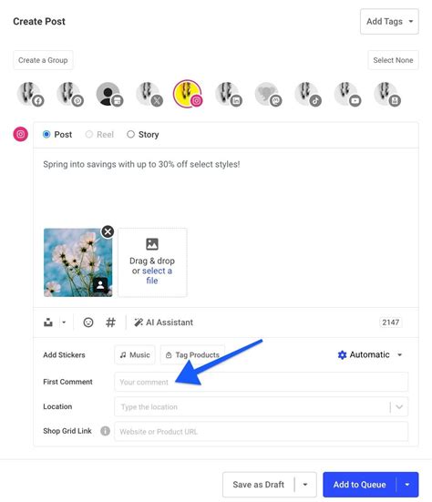 Scheduling Instagram Posts Reels Stories And Notifications Buffer Help Center
