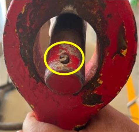 Lessons Learned Ineffective Crane Stinger Hook Pin Installation
