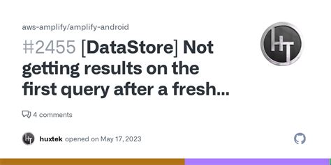 Datastore Not Getting Results On The First Query After A Fresh Login · Issue 2455 · Aws