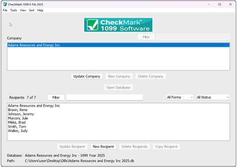 CheckMark Software IRS Approved Print E File Software