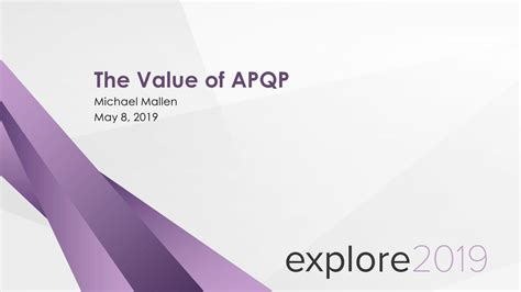 PDF The Value Of APQP QAD Inc The Value Of APQP Visit Us At The Demo Center Review