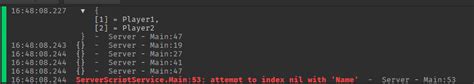 Table Printing Empty When There Are Contents Inside Scripting Support