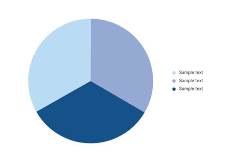 Pie Chart Blue 3 Sections Biorender Science Templates
