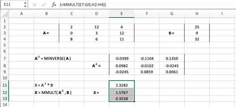 Solving A System Of Linear Equations In Excel Computer Based Testing