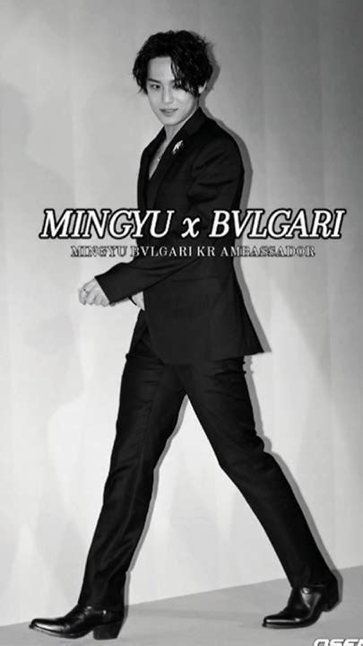 Mingyu Bvlgari Kr Ambassador Mingyuxbvlgari 민규 불가리 앰배서더 Pledis17 Bvlgariofficial Youtube