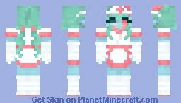 Zombie Nurse Girl ♡ Minecraft Skin