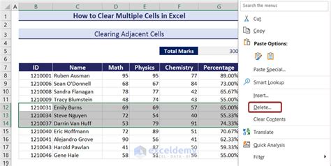 How To Clear Multiple Cells In Excel 4 Effective Methods
