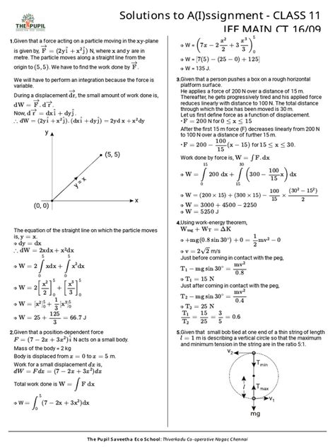 A I Ssignment Class 11 Jee Main Ct 16 09 26 Sep 2024 Solution Pdf