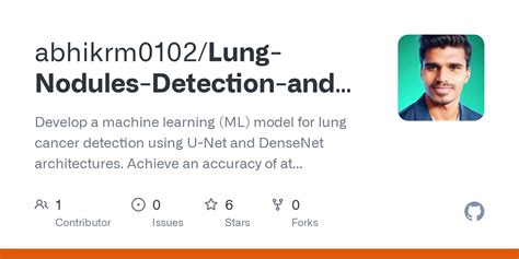Pull Requests · Abhikrm0102lung Nodules Detection And Classification