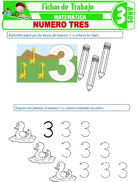 Ficha Del N Umero 3 Pdf